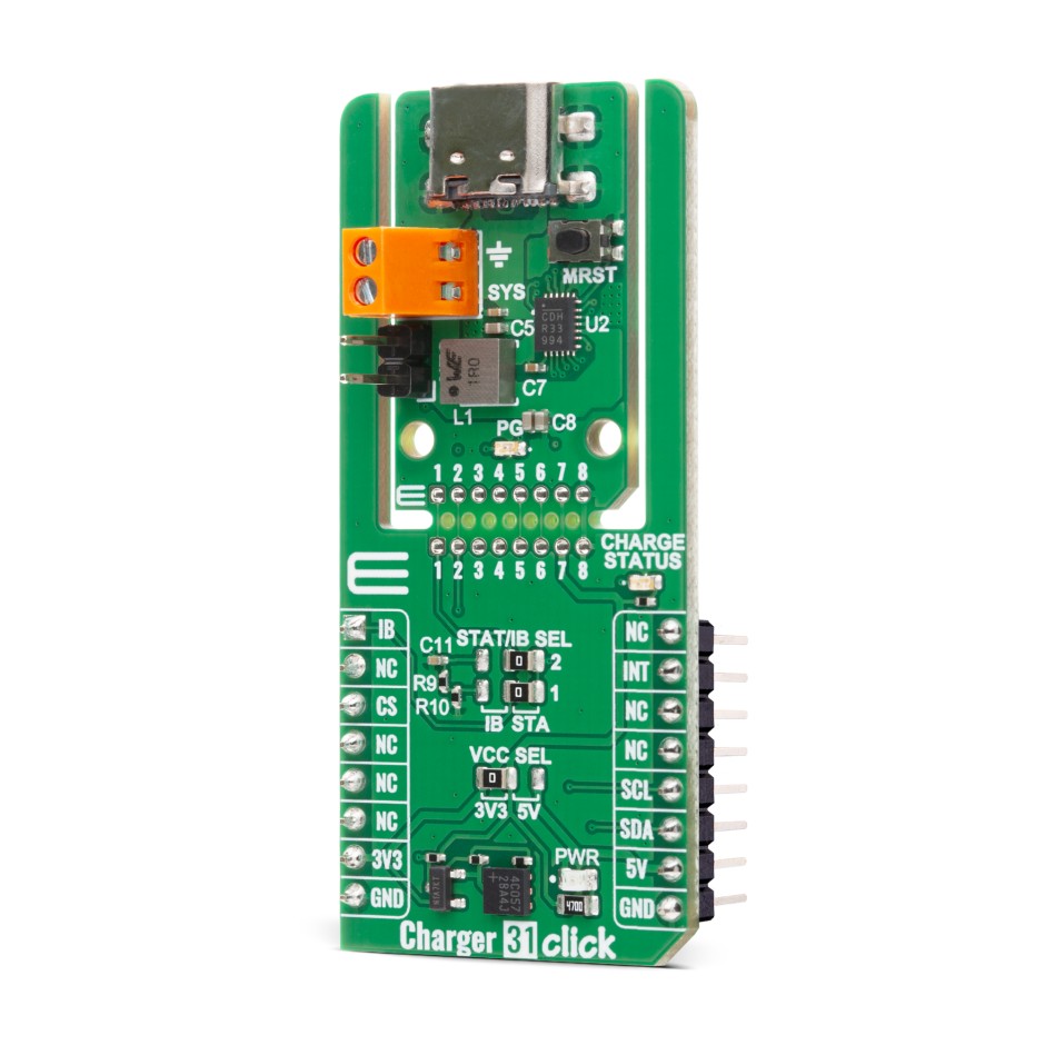 Charger 31 Click – Single-Cell Buck Charger | MIKROE-6713