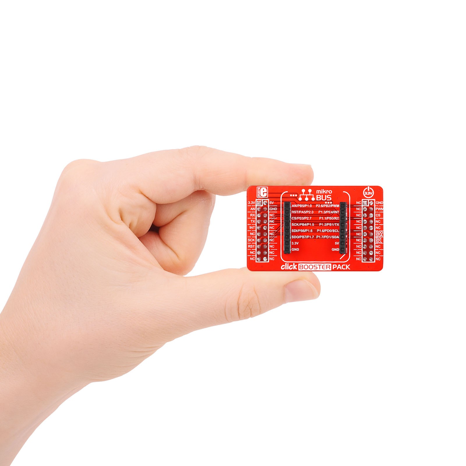 Click BOOSTER PACK - mikroBUS adapter for Stellaris LaunchPad