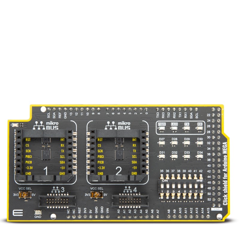 Click Shield For Arduino Mega