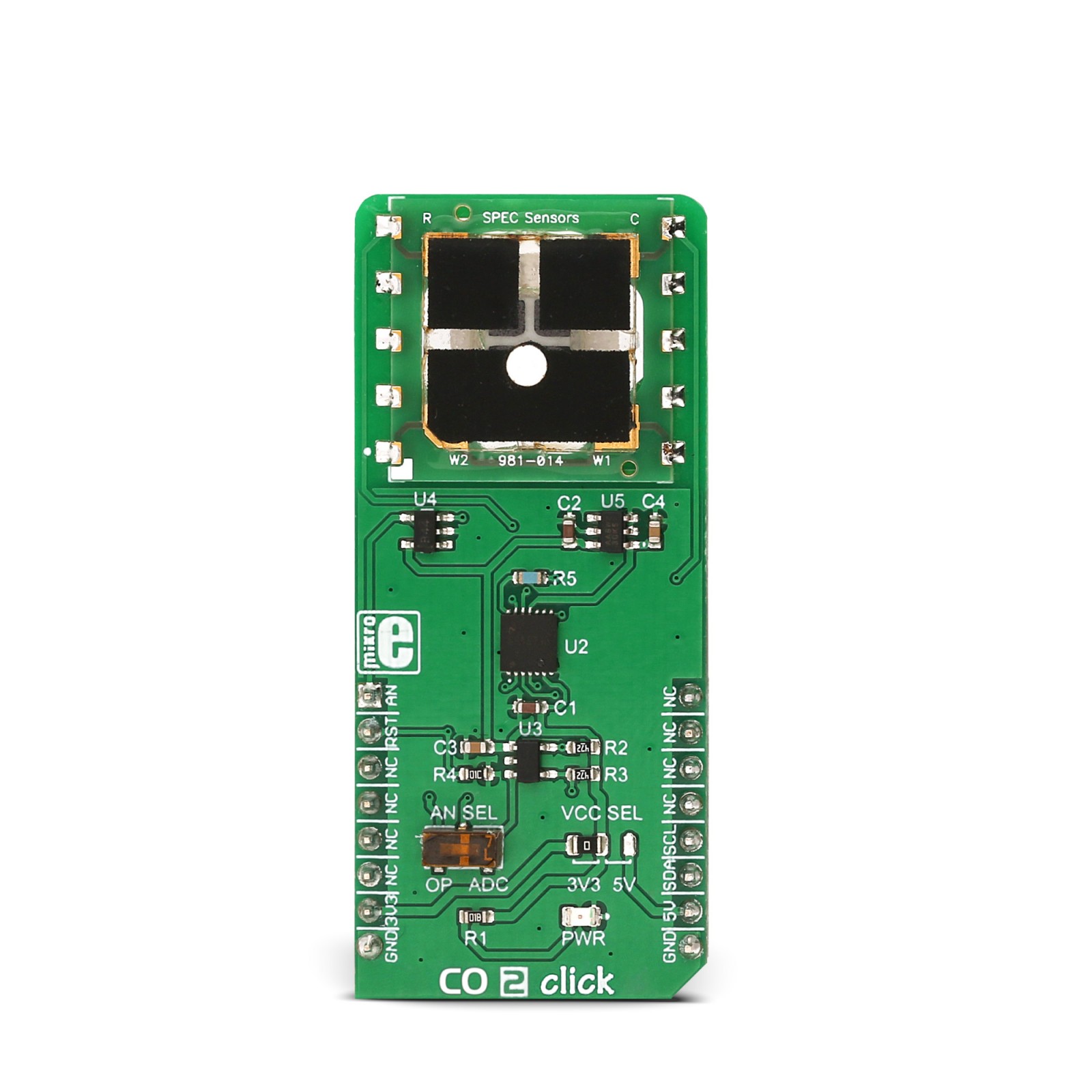 CO 2 Click | 3SP CO 1000 | CO Gas Sensor