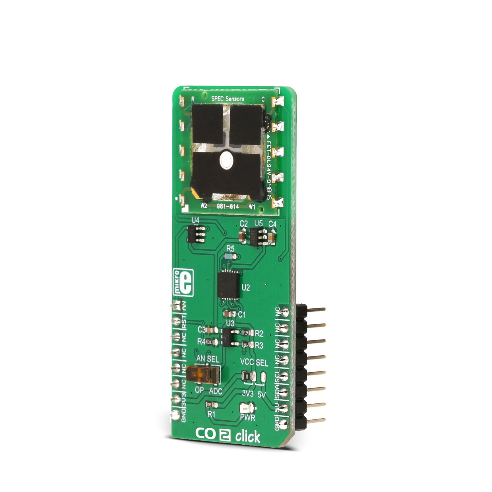 CO 2 Click | 3SP CO 1000 | CO Gas Sensor