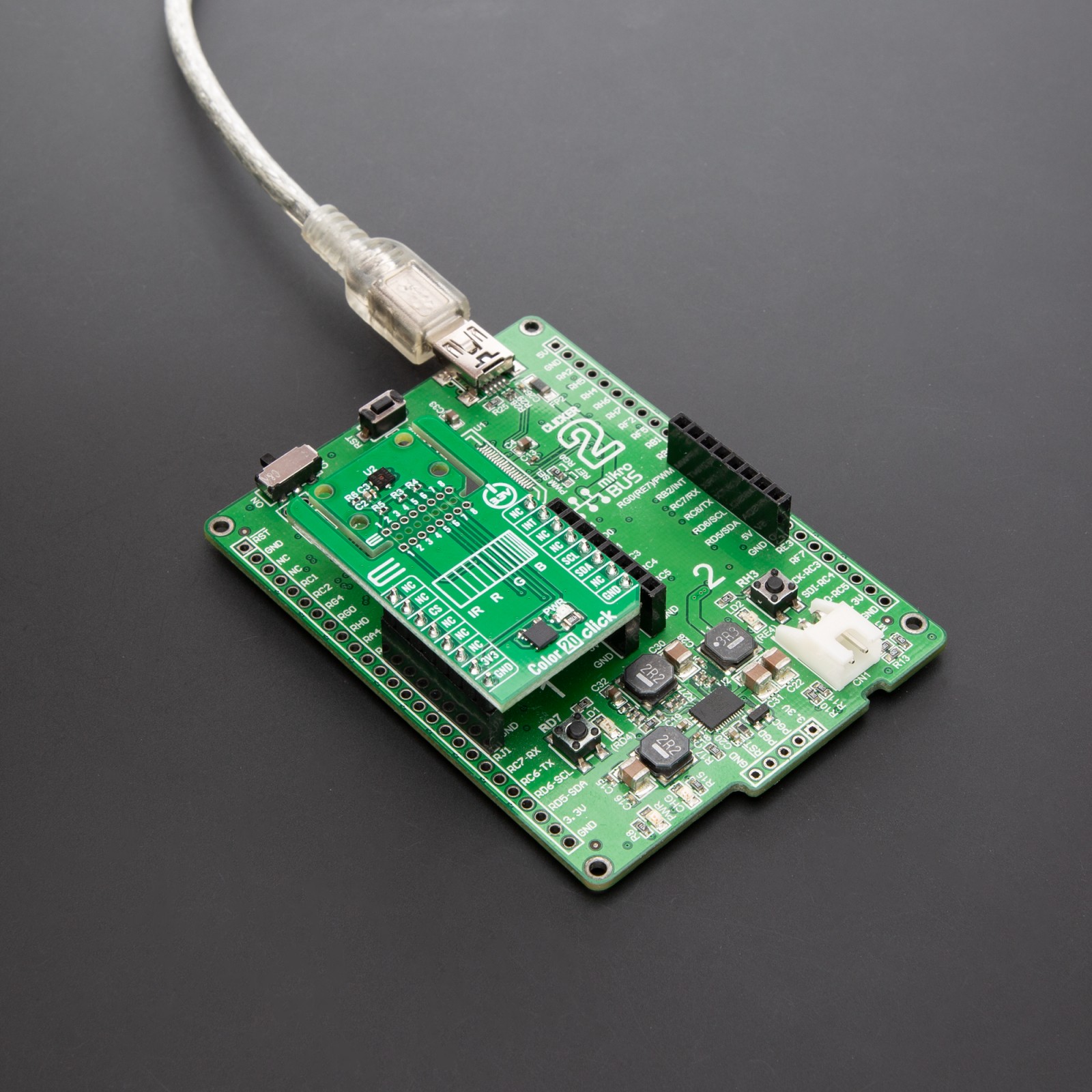 Color 20 Click - Automotive-grade colorsensing | MIKROE-6547