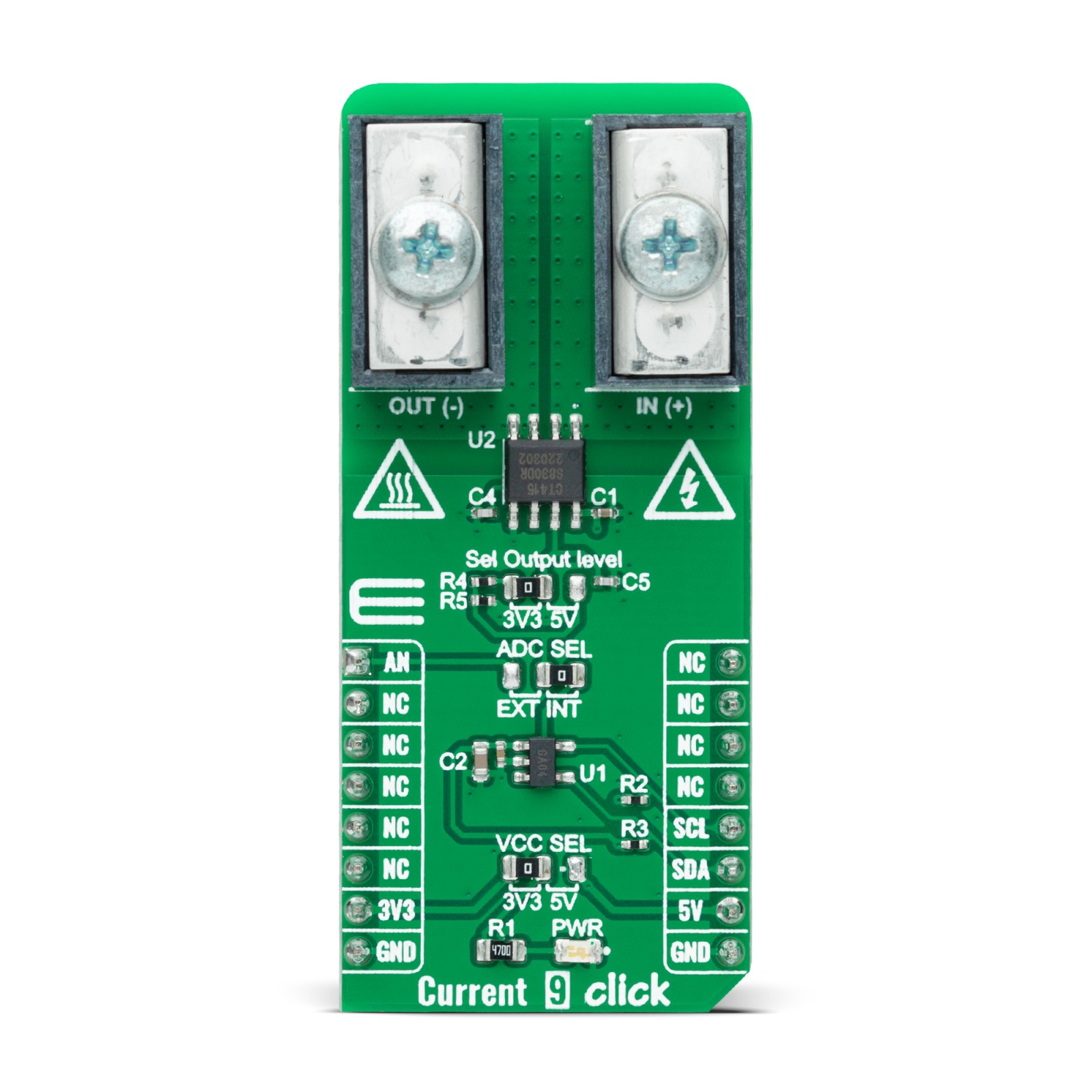 Current 9 Click with CT415-HSN830DR Current Sensor
