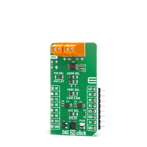 DAC 20 Click - 12-bit Dual DAC | MIKROE-6825