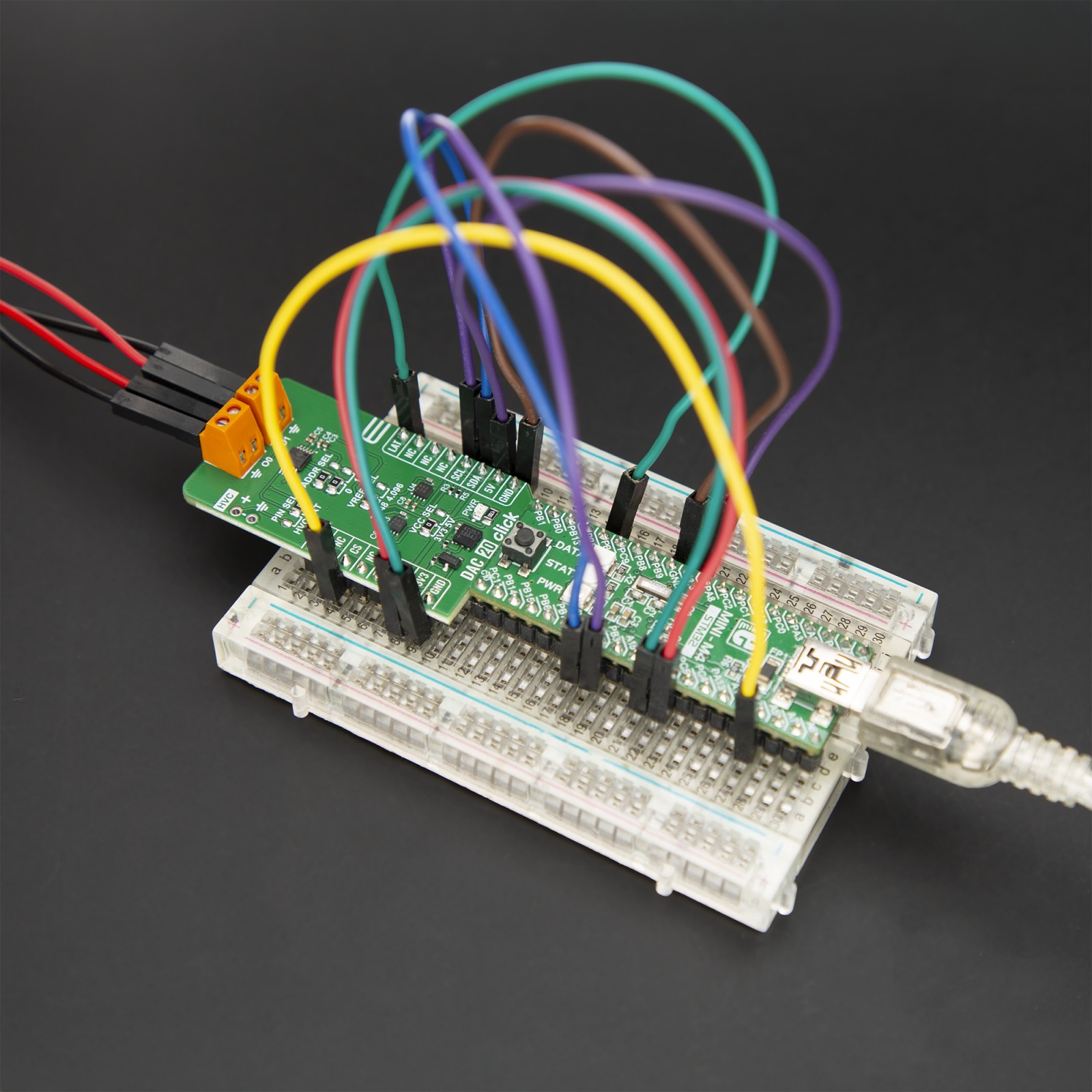 DAC 20 Click - 12-bit Dual DAC | MIKROE-6825