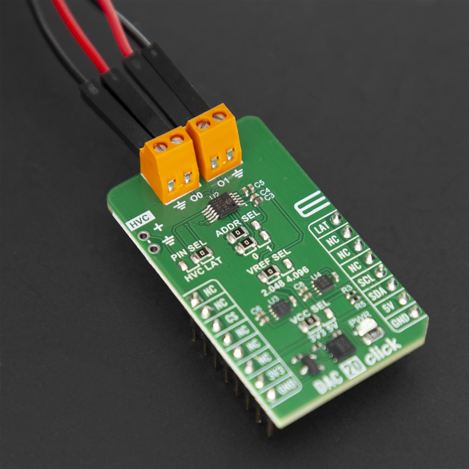 DAC 20 Click - 12-bit Dual DAC | MIKROE-6825