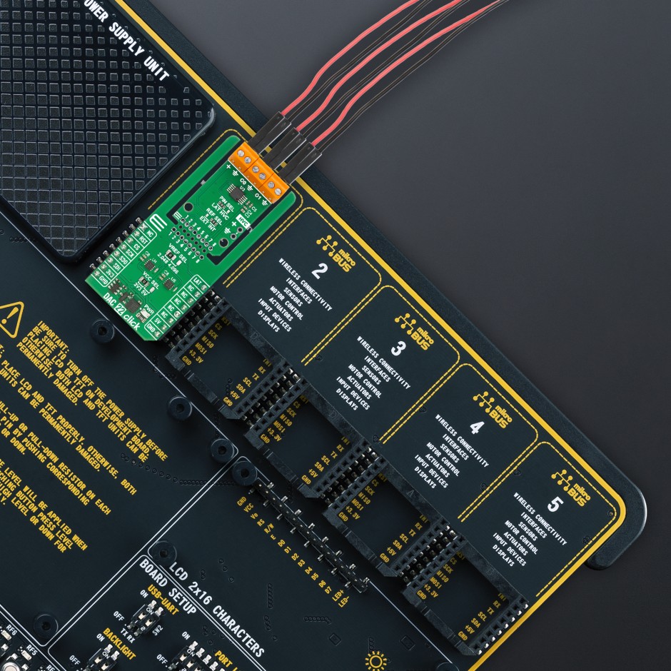DAC 22 Click - 2CH NV 12-bit SPI DAC | MIKROE-6946