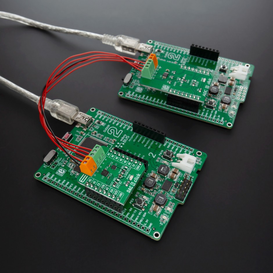 DAC 6 Click | DAC104S085 Quad DAC Module