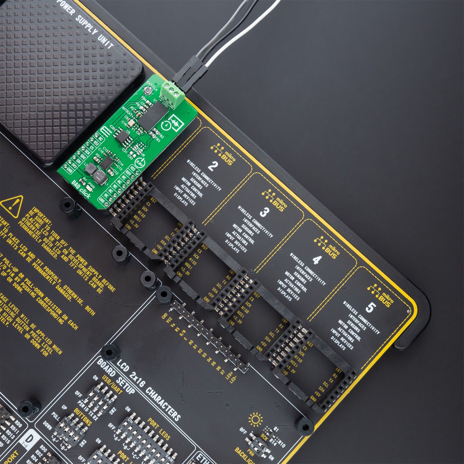 DAQ Click | ADAQ7768-1-Based Data Acquisition Module - MIKROE-4495