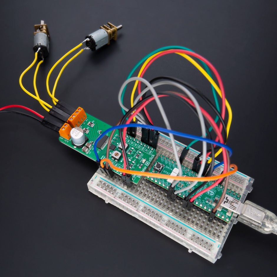 DC Motor 23 Click