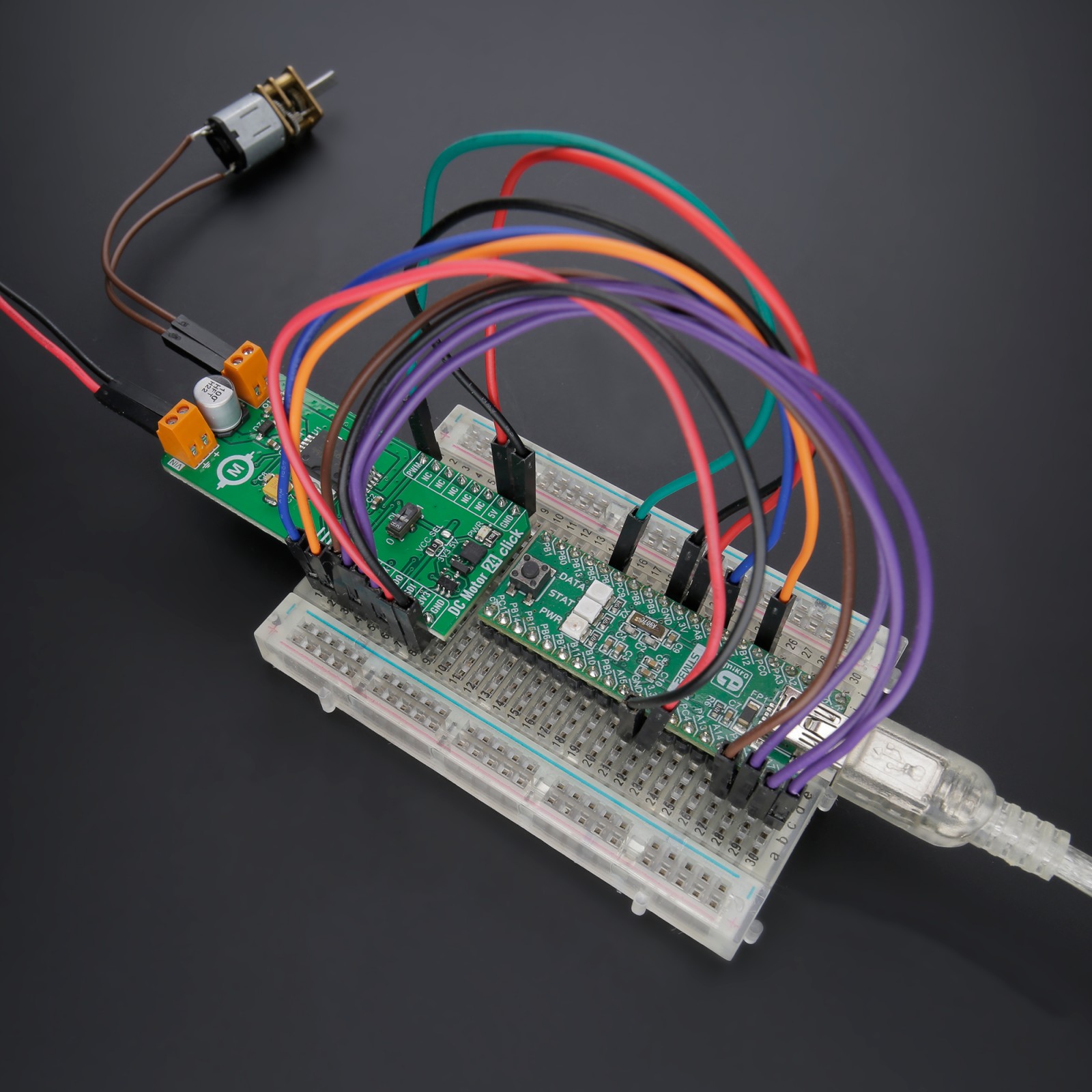 DC Motor 24 Click