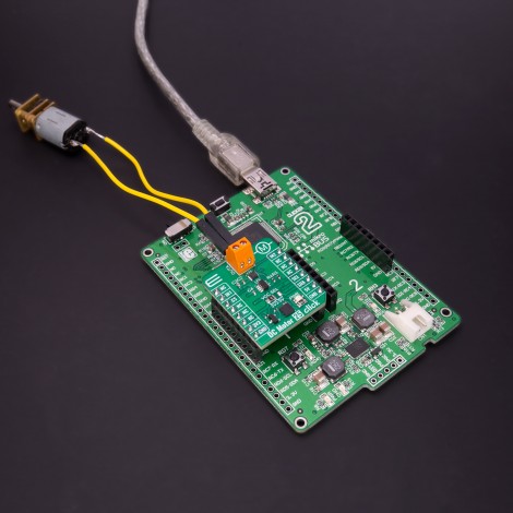 DC Motor 25 Click | A3908 Bidirectional Motor Driver Module