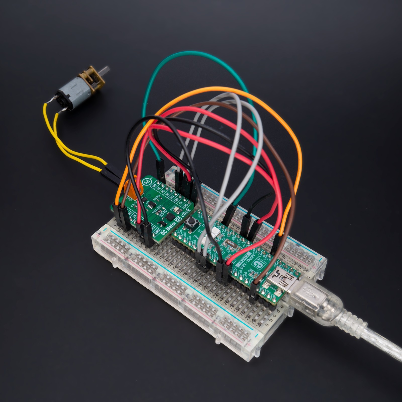 DC Motor 25 Click | A3908 Bidirectional Motor Driver Module