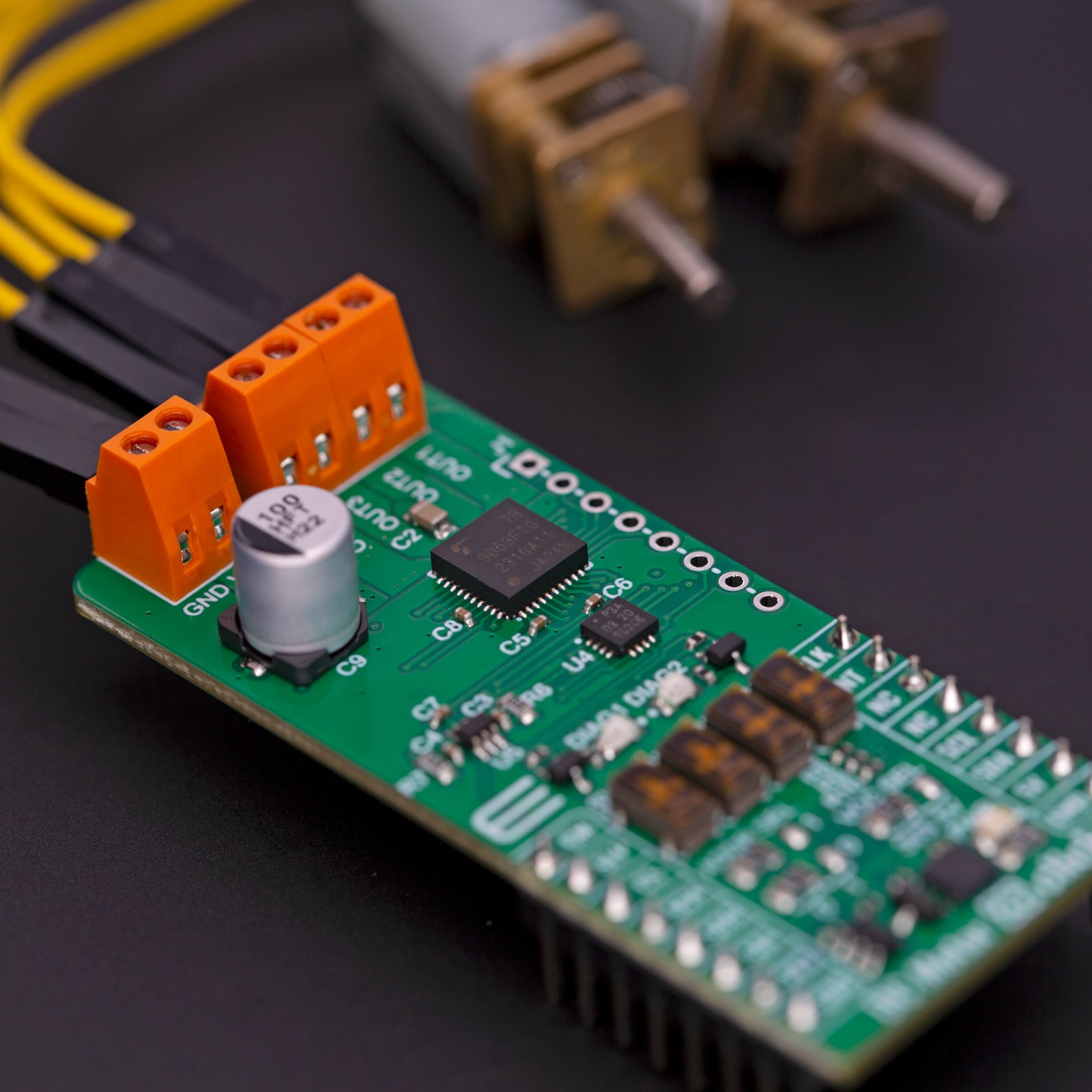 DC Motor 26 Click with TB9053FTG Driver