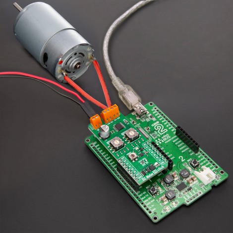 DC Motor 28 Click - FNG - Brushed DC motor driver | MIKROE-6506