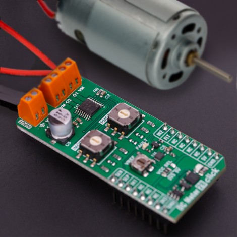 DC Motor 28 Click - FNG - Brushed DC motor driver | MIKROE-6506