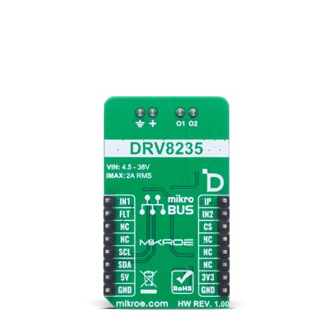 DC Motor 30 Click - 2A RMS Brushed DC Motor Control | MIKROE-6595