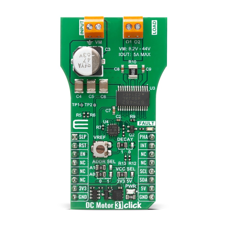 DC Motor 31 Click - Brushed DC motor driver | MIKROE-6712