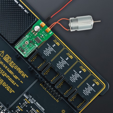 DC Motor 31 Click - Brushed DC motor driver | MIKROE-6712