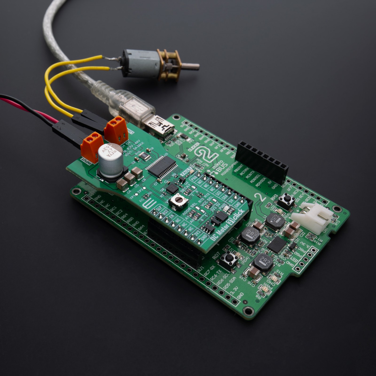 DC Motor 31 Click - Brushed DC motor driver | MIKROE-6712