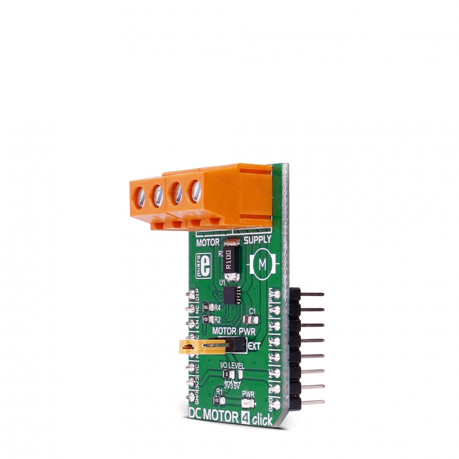 DC MOTOR 4 click - driving motors between 4.5V and 36V | MikroElektronika