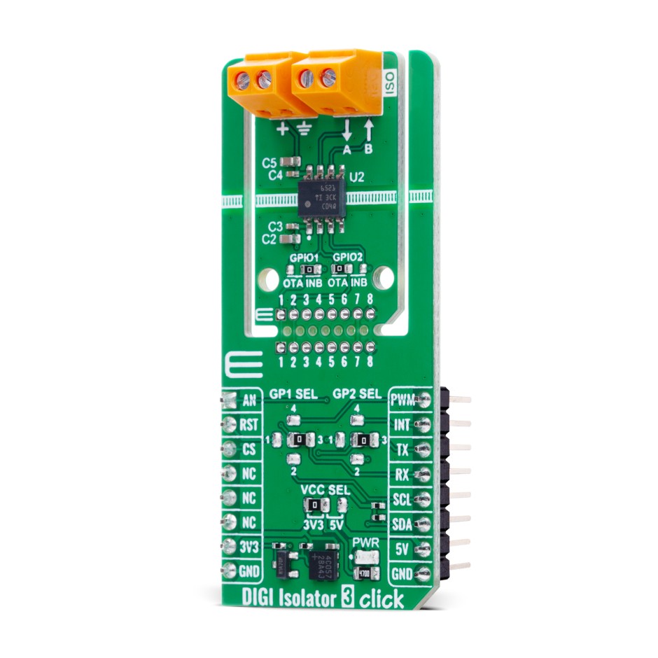 DIGI Isolator 3 Click - CMOS isolator | MIKROE-6518
