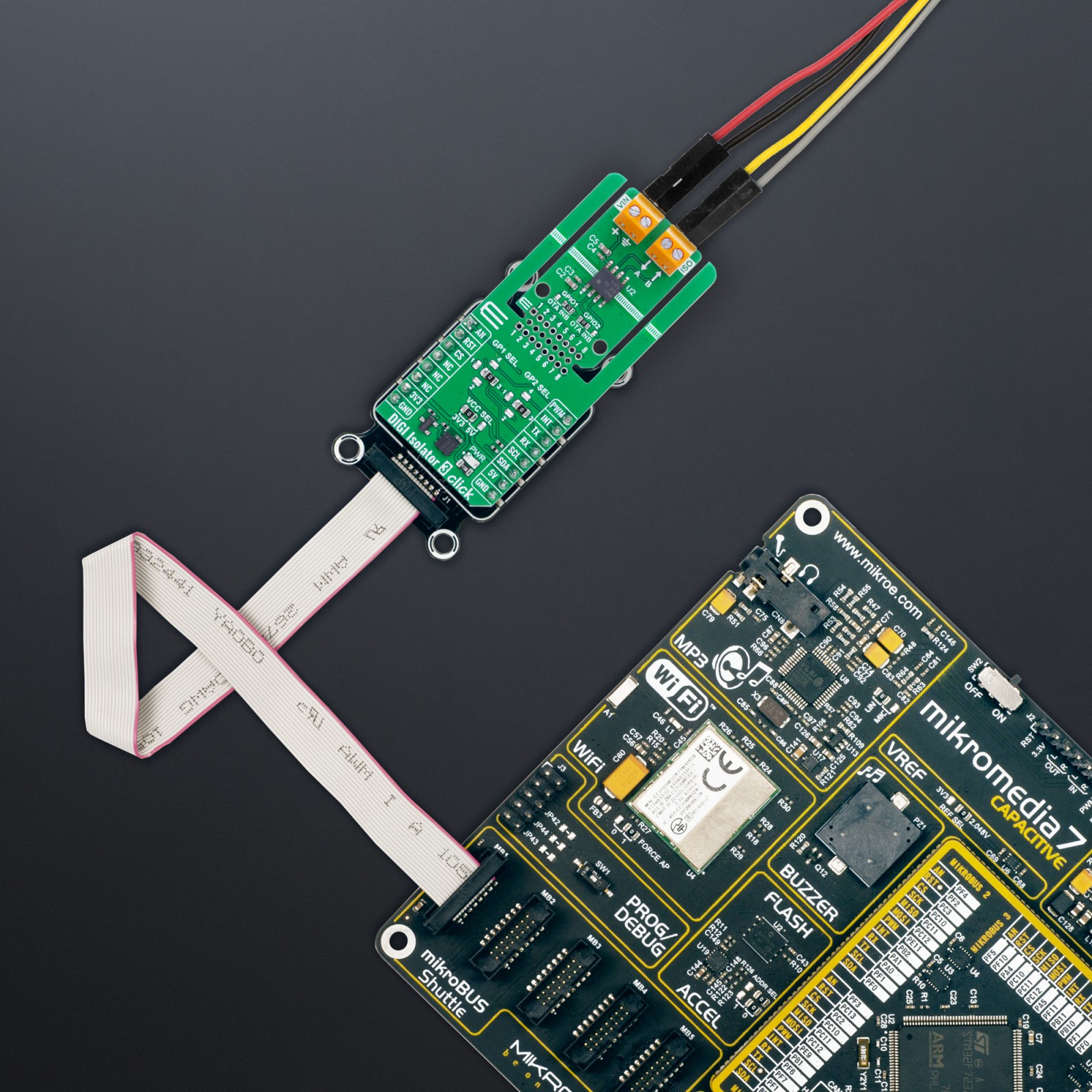 DIGI Isolator 3 Click - CMOS isolator | MIKROE-6518