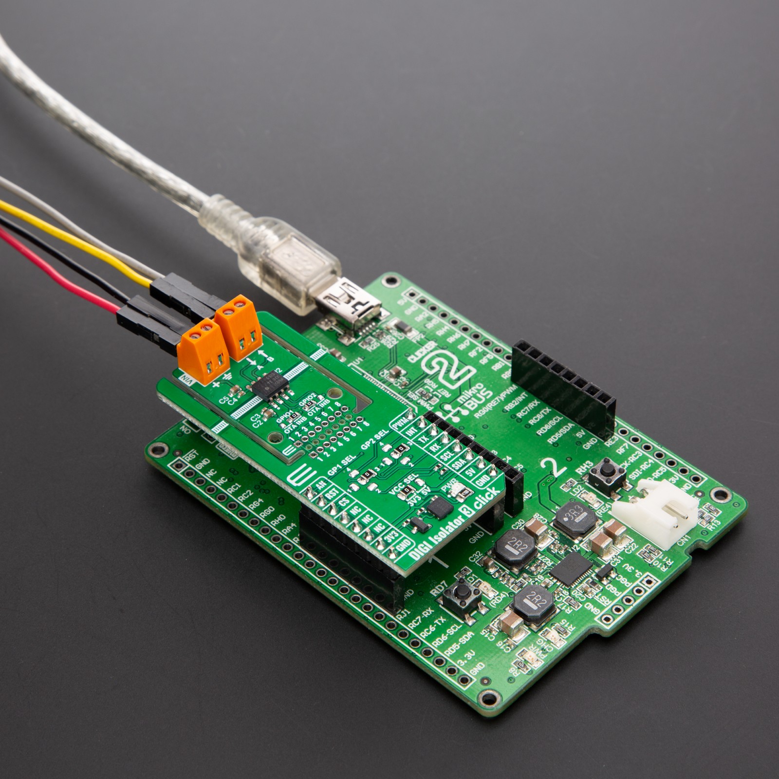 DIGI Isolator 3 Click - CMOS isolator | MIKROE-6518