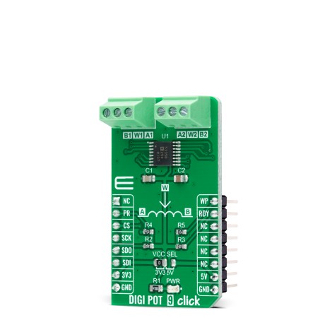 DIGI POT 9 Click | AD5235 Quad Digital Potentiometer