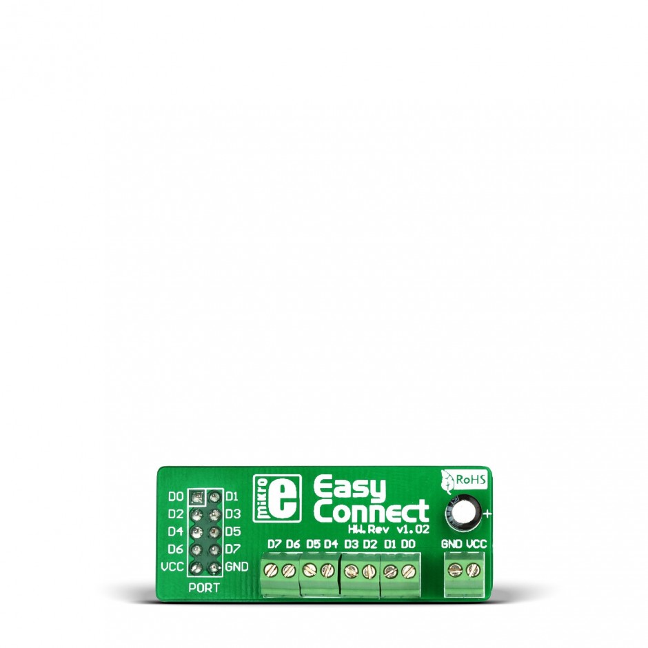 EasyConnect2 Board - Input/Output Development Tool - MikroElektronika