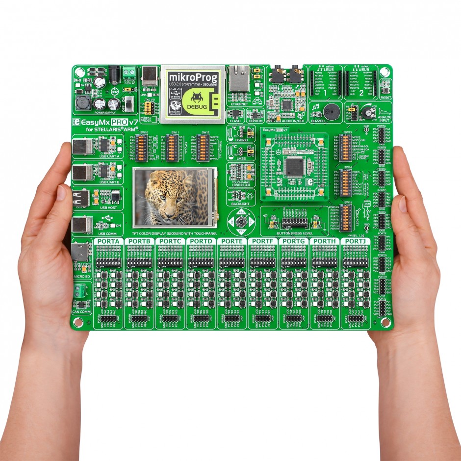 EasyMx PRO v7 for Stellaris - ARM Cortex-M3/M4 Development Board