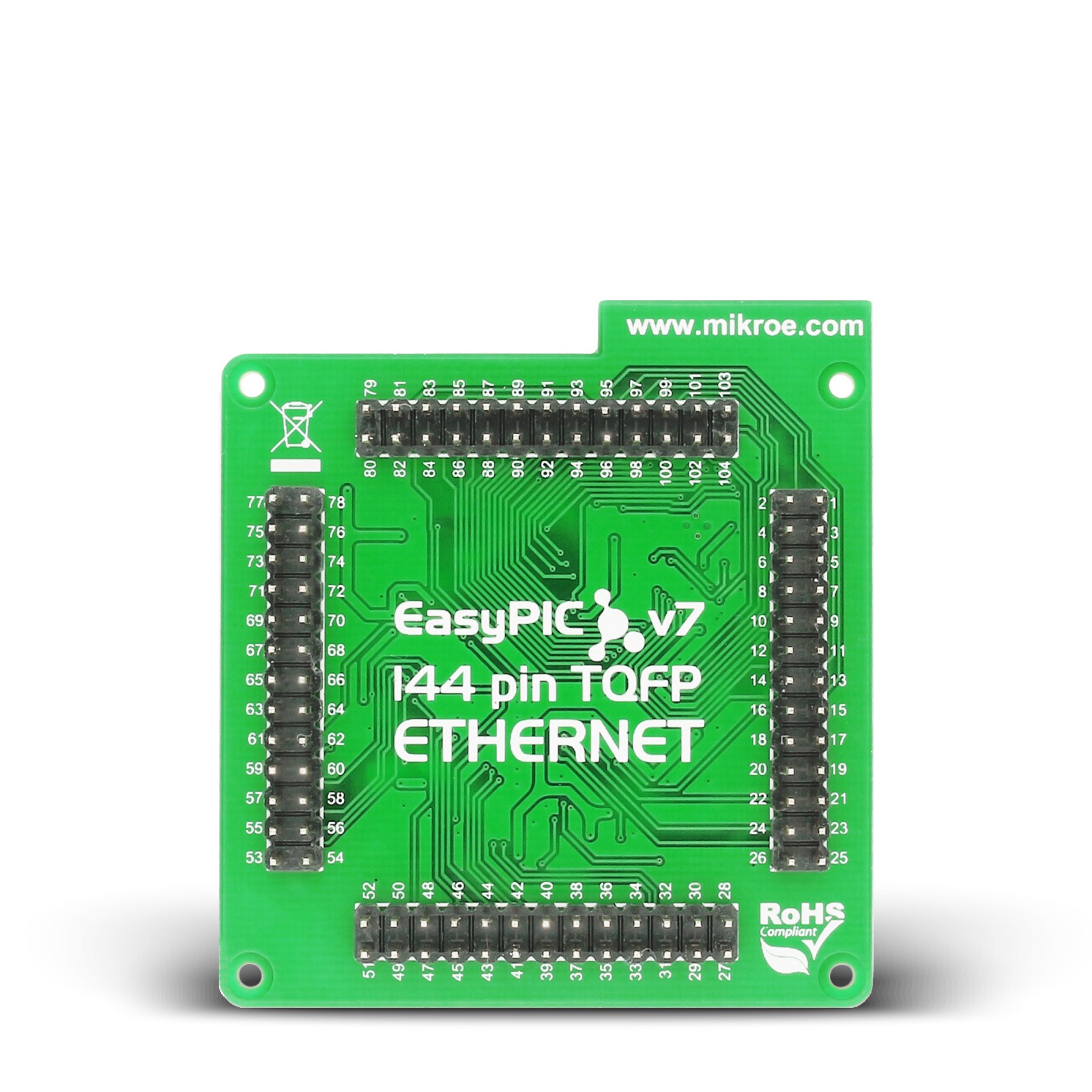 EasyPIC FUSION v7 ETH MCUcard | MikroElektronika