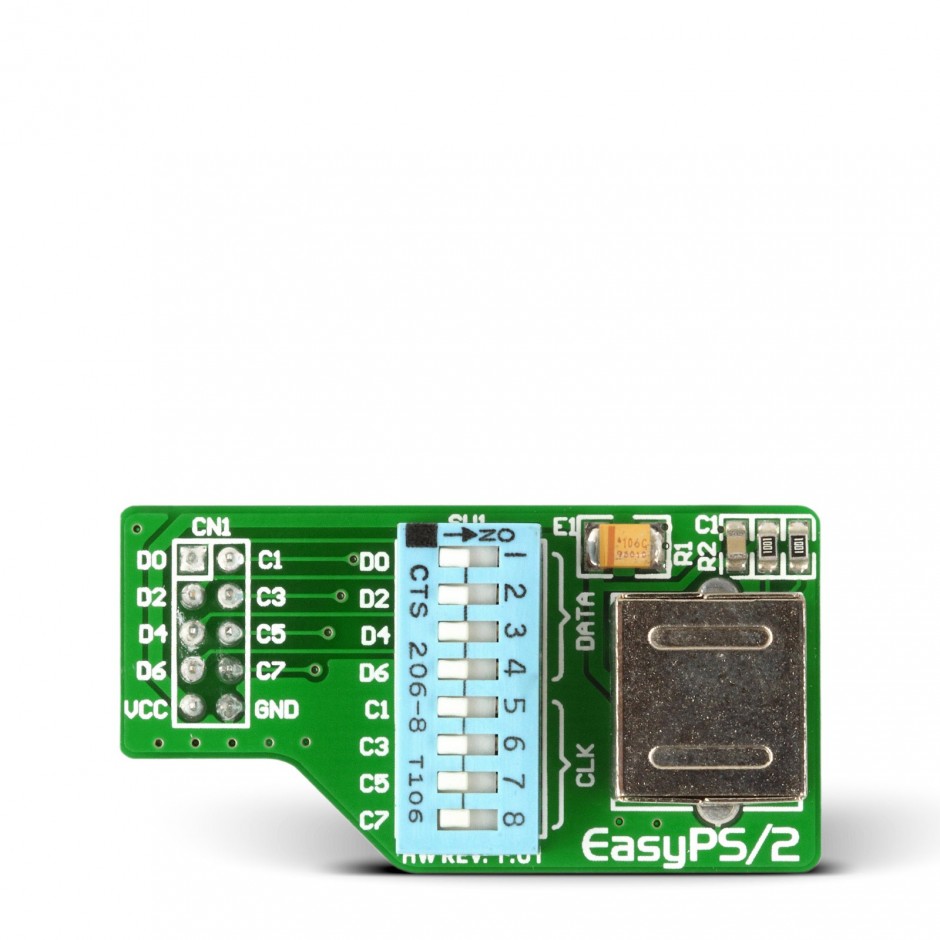 MikroElektronika - EasyPS/2 Board - PS/2 Development Tool