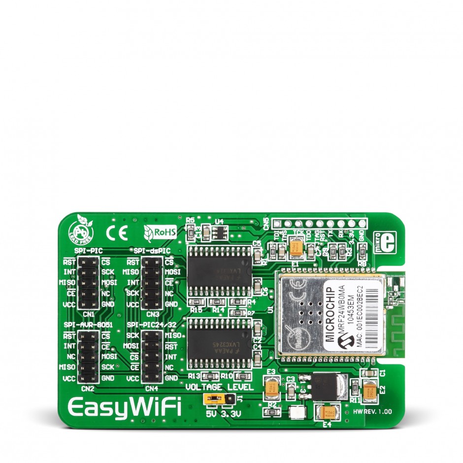 EasyWiFi - Add-On Board with MRF24WB0MA wireless module
