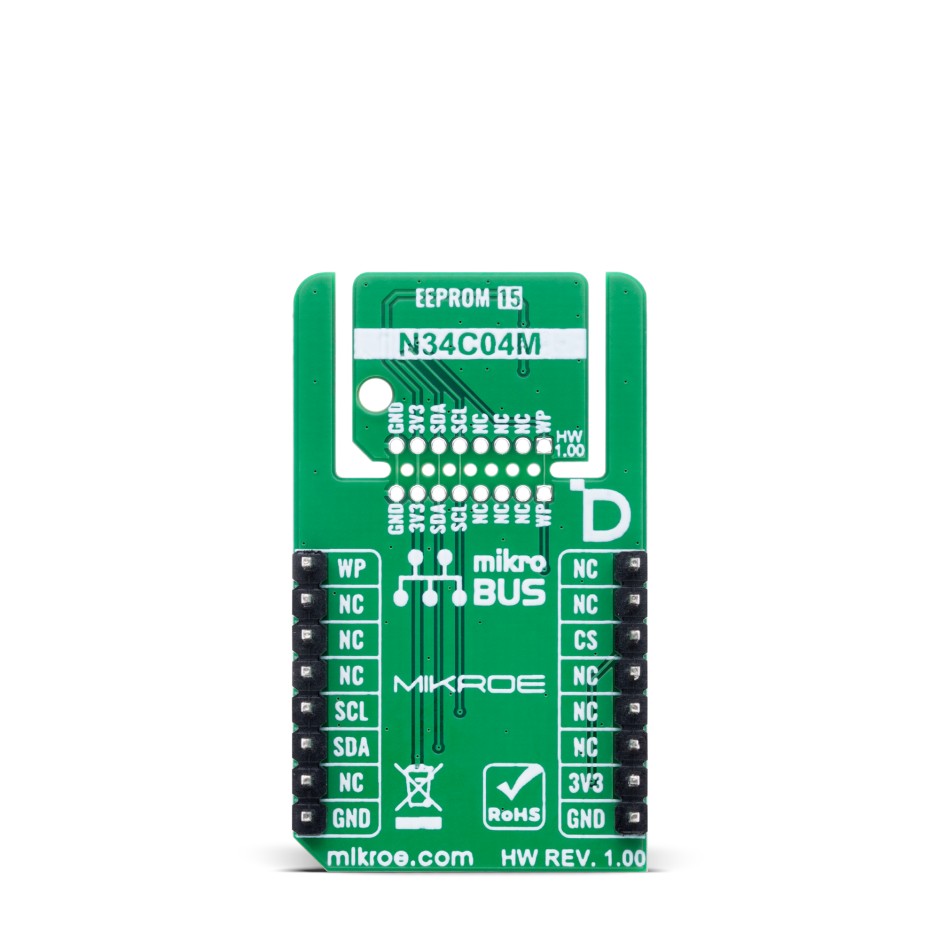 EEPROM 15 Click - 4Kb serial EEPROM | MIKROE-6554