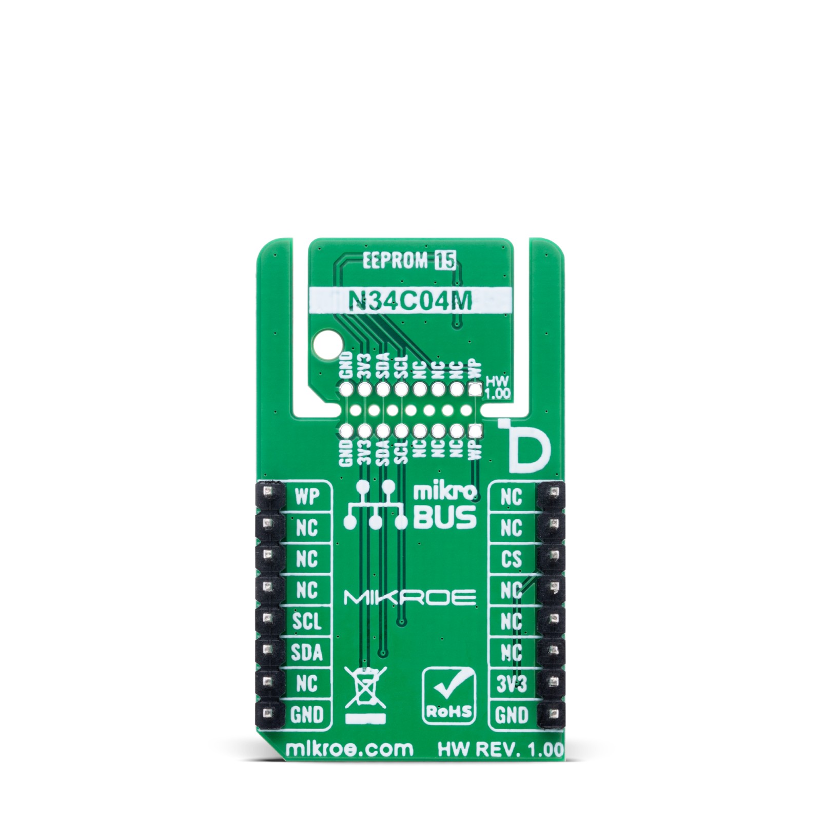 EEPROM 15 Click - 4Kb serial EEPROM | MIKROE-6554