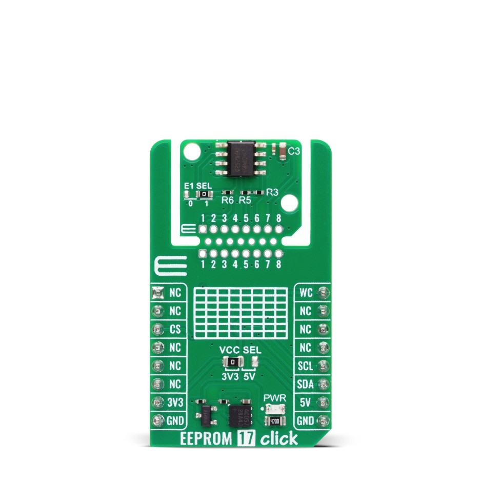 EEPROM 17 Click - 4Kbit serial I2C EEPROM | MIKROE-6641