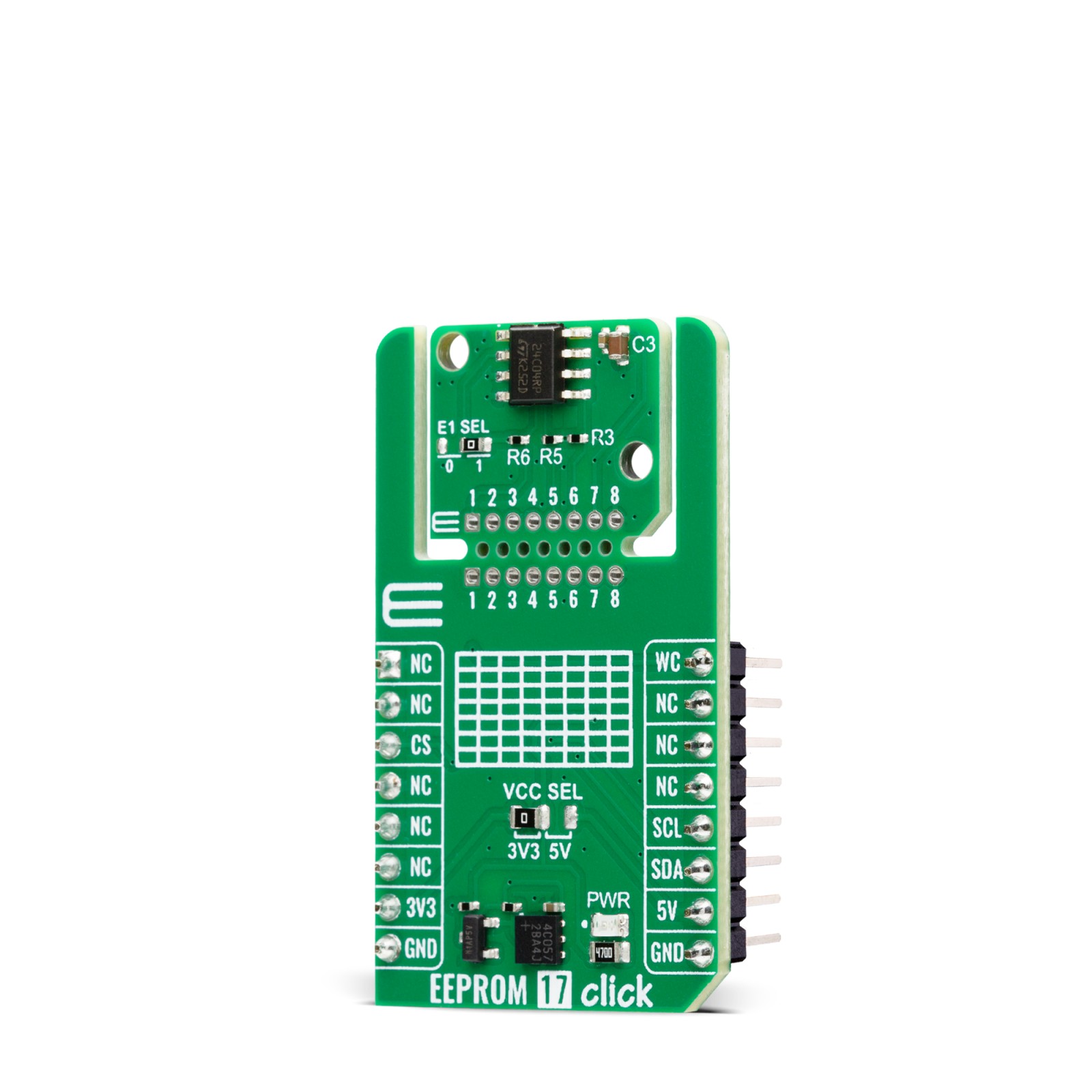 EEPROM 17 Click - 4Kbit serial I2C EEPROM | MIKROE-6641