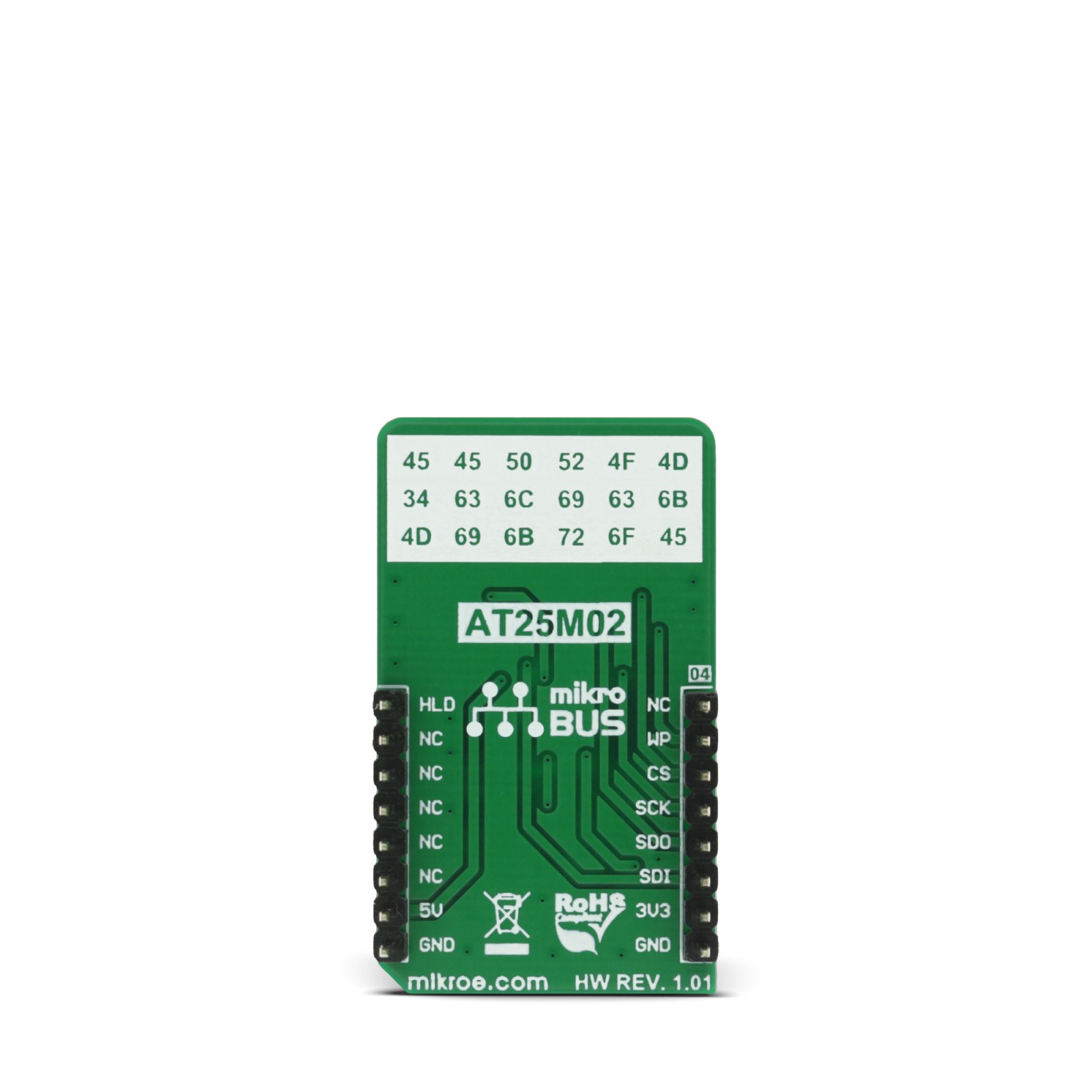 Eeprom 4 Click Board With 256 Kb Of Eeprom Mikroelektronika