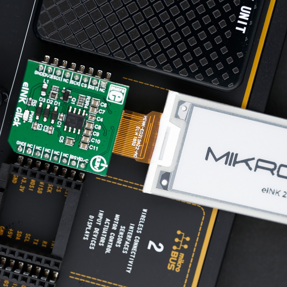 eINK Click (without display) | LM75 Digital Temperature Sensor