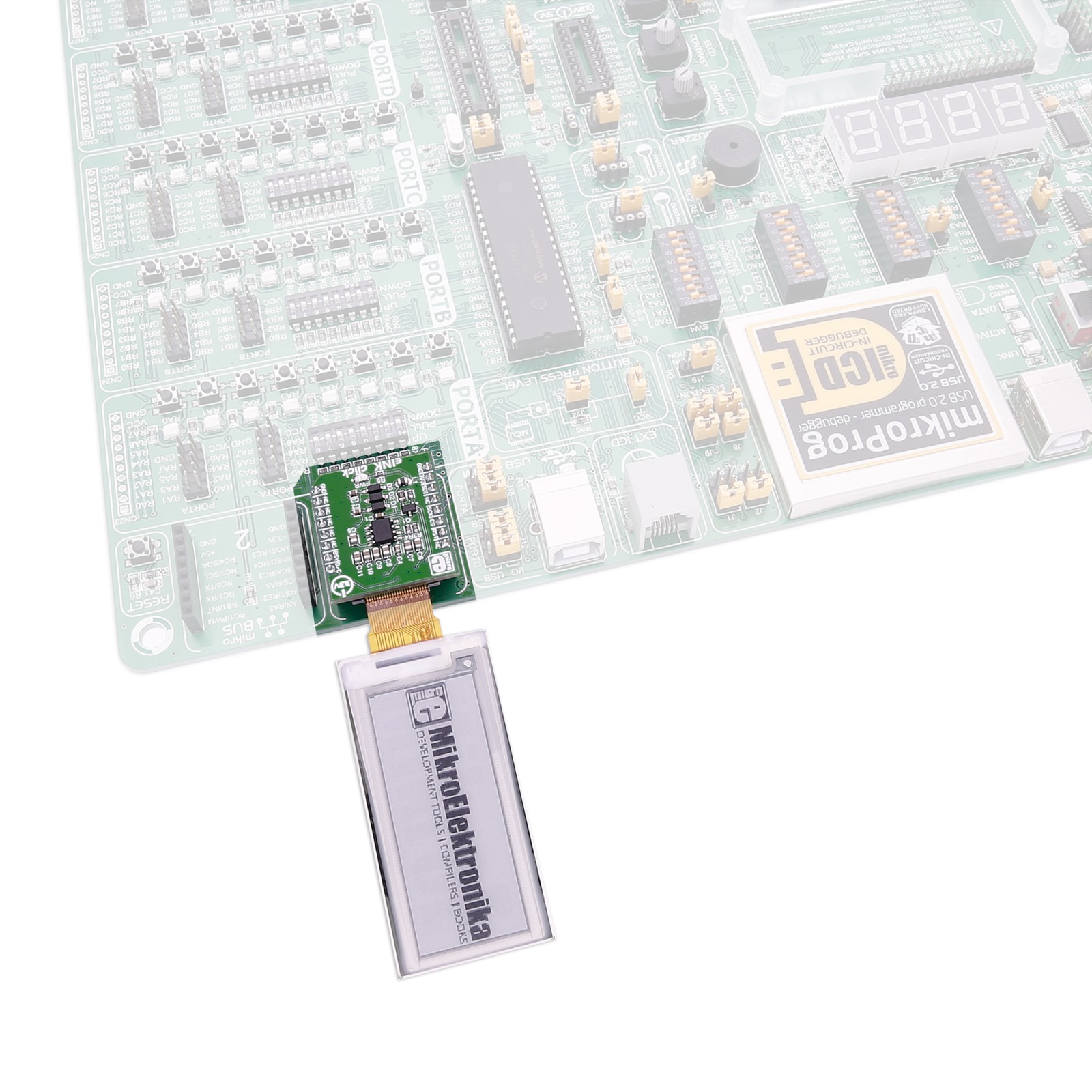 eINK click – adapter for connecting eINK displays | MikroElektronika