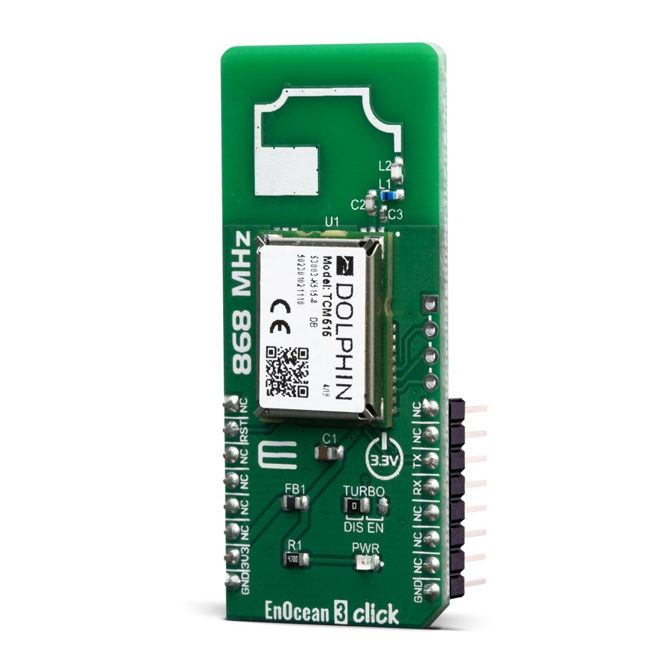EnOcean 3 Click – Low-Power Wireless Transceiver | mikroBUS™