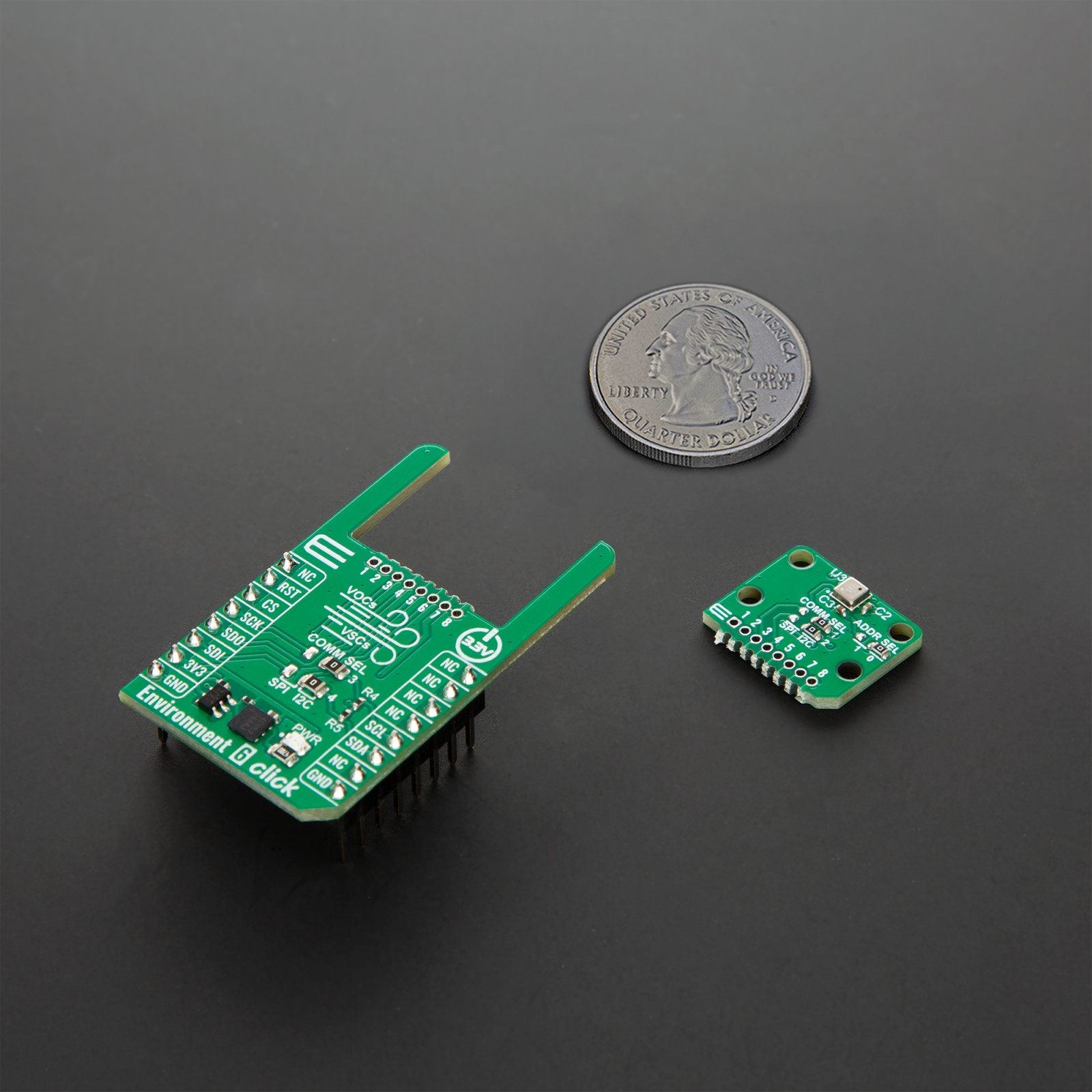 Environment 6 Click - 4-in-1 Environmental Sensor | MIKROE-6536