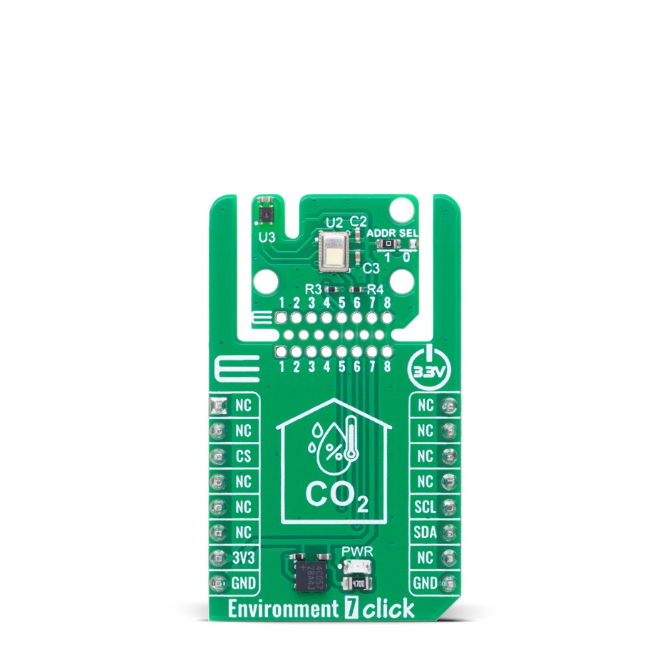 Environment 7 Click - For indoor environmental monitoring | MIKROE-6600