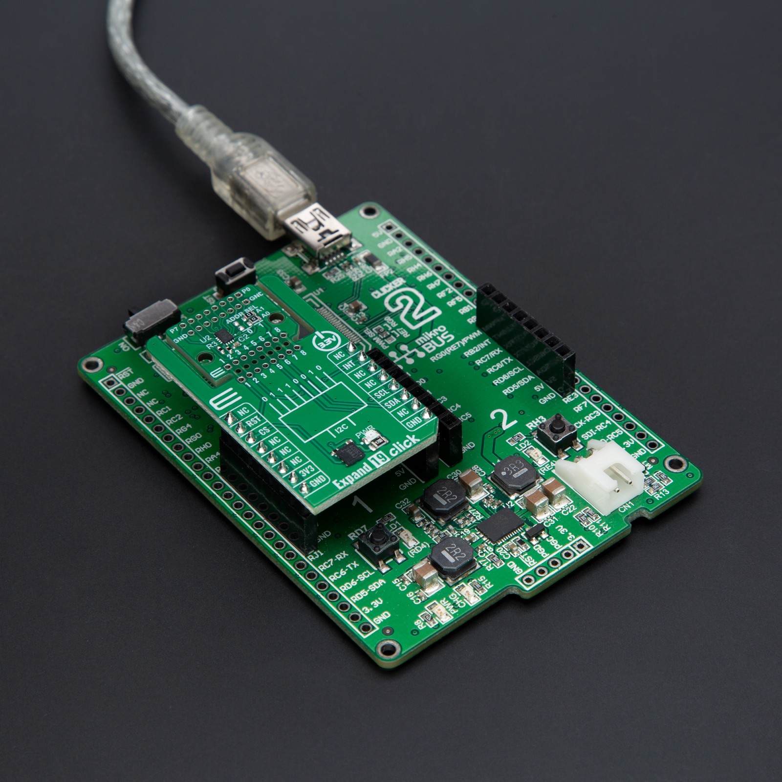 TCAL9538 I/O Expander on Expand 19 Click | MIKROE