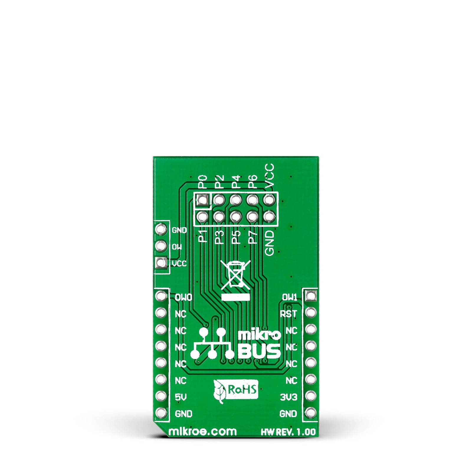 Expand 3 click — board with DS2408 8-channel programmable I/O expander