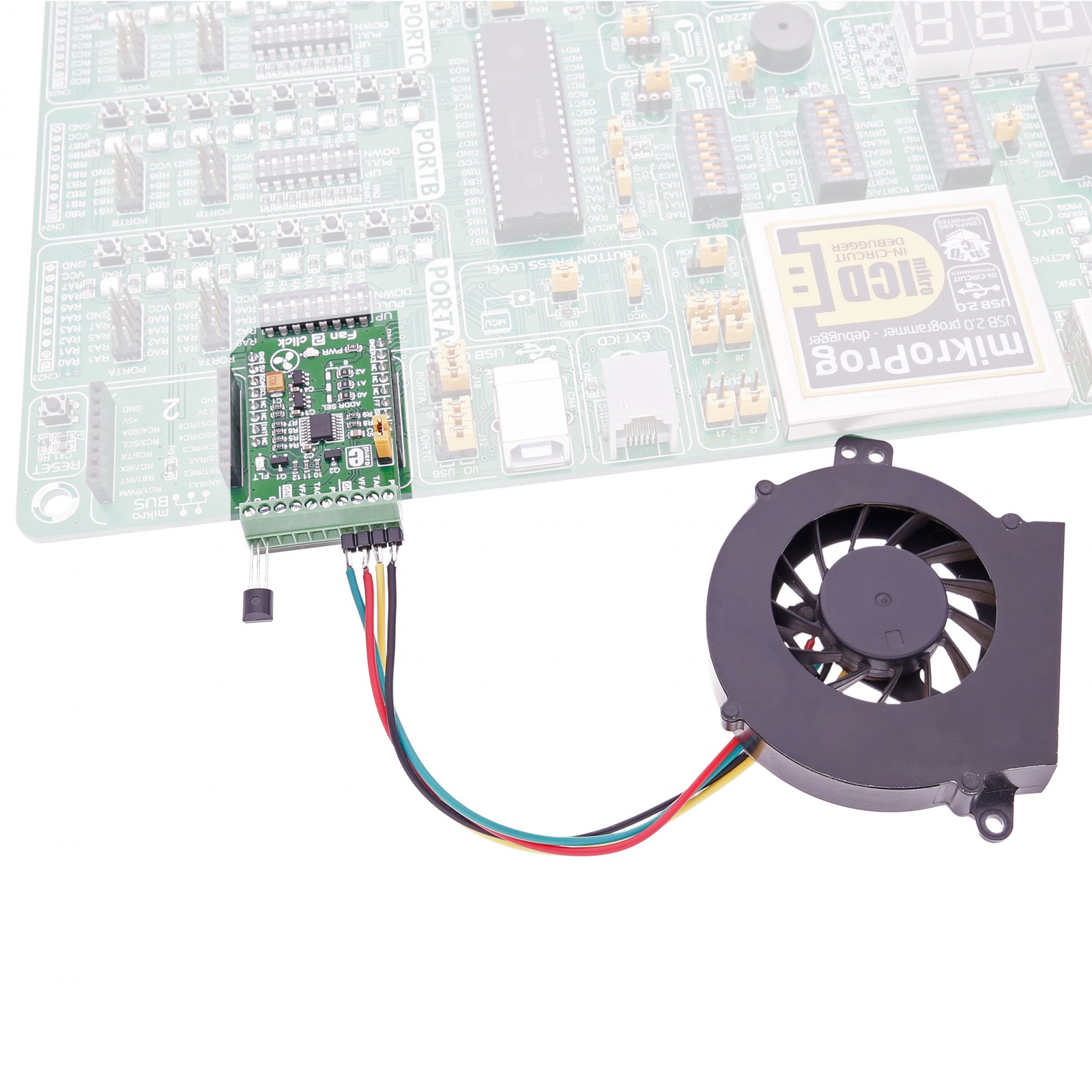 Fan 2 click - board with MAX31760 precision fan-speed controller ...
