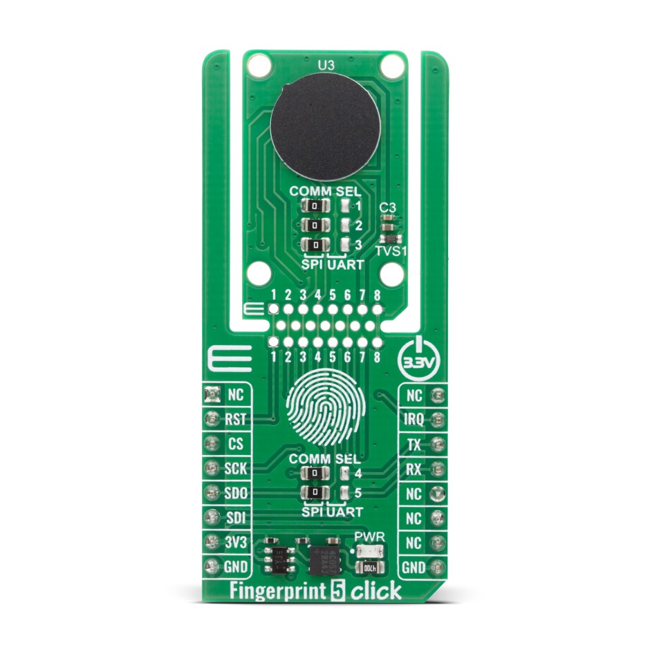 Fingerprint 5 Click - Advanced biometric identification | MIKROE-6787