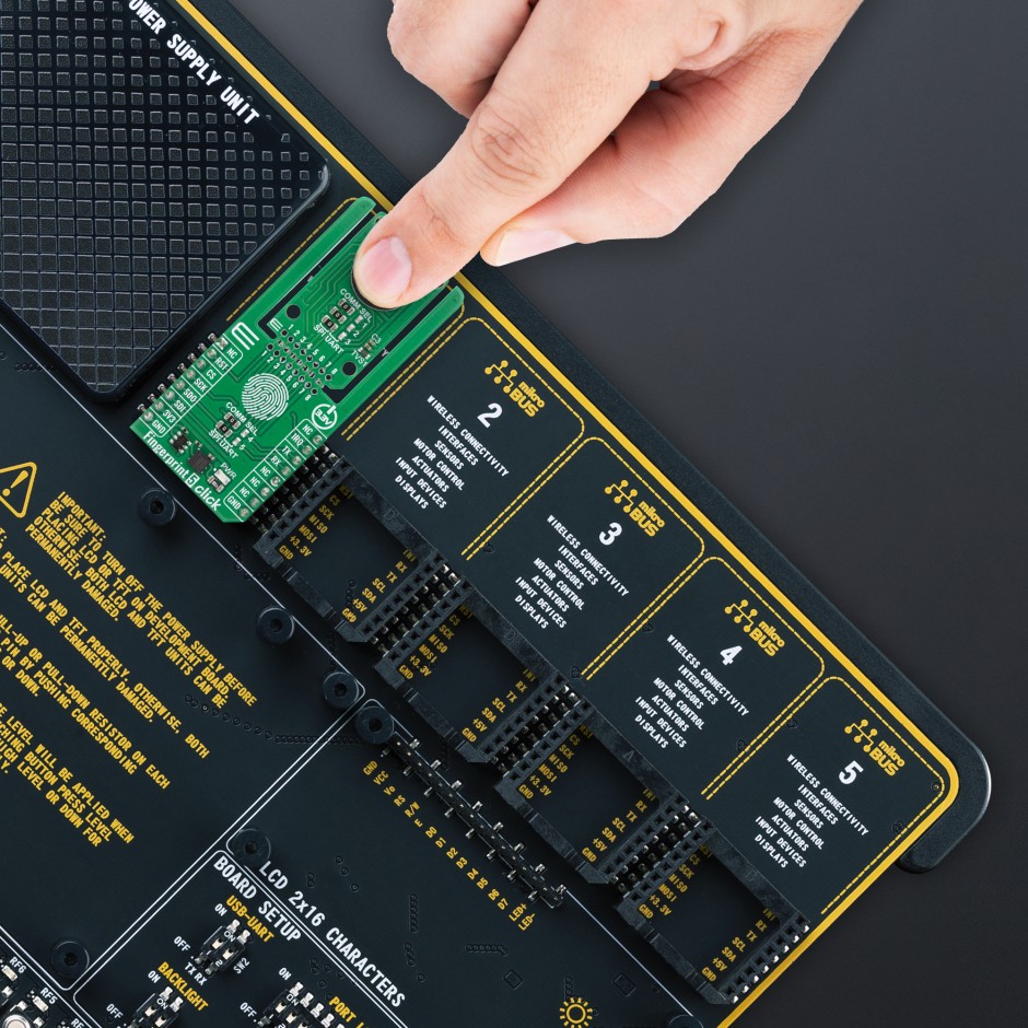 Fingerprint 5 Click - Advanced biometric identification | MIKROE-6787