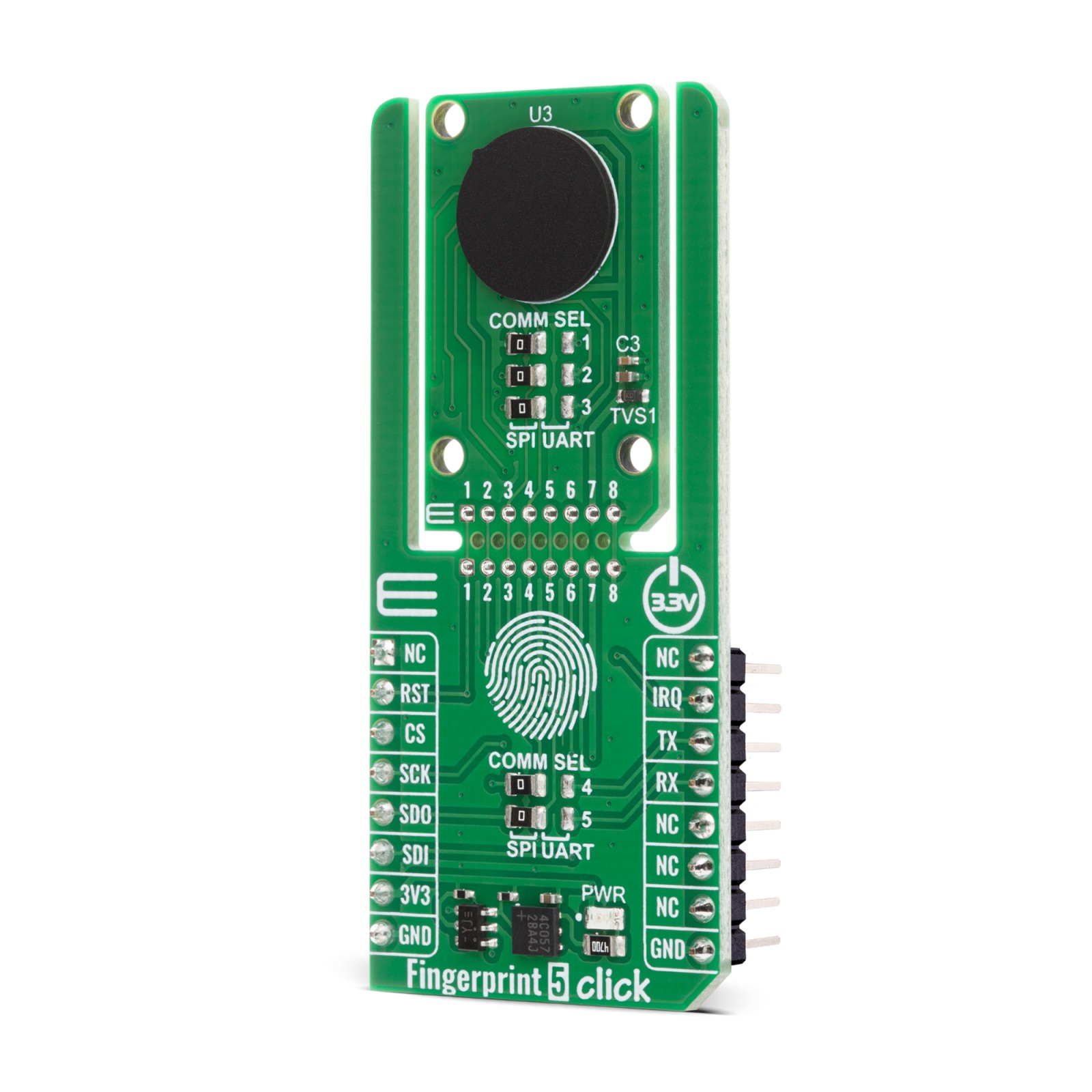Fingerprint 5 Click - Advanced biometric identification | MIKROE-6787